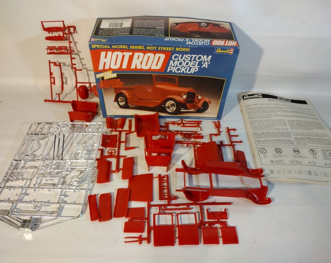 Revell Hot Rod Custom Model A Pickup 1/25 Model Kit 1986 - Etsy