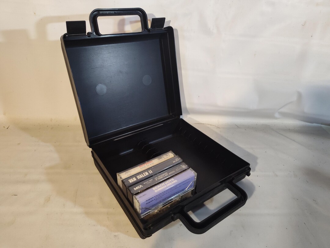 Vintage 20 Cassette Plastic Storage Box Travel Case - Etsy
