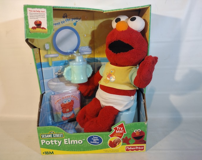 FISHER-PRICE Sesame Street 2003 Potty Elmo Brand New! - Etsy