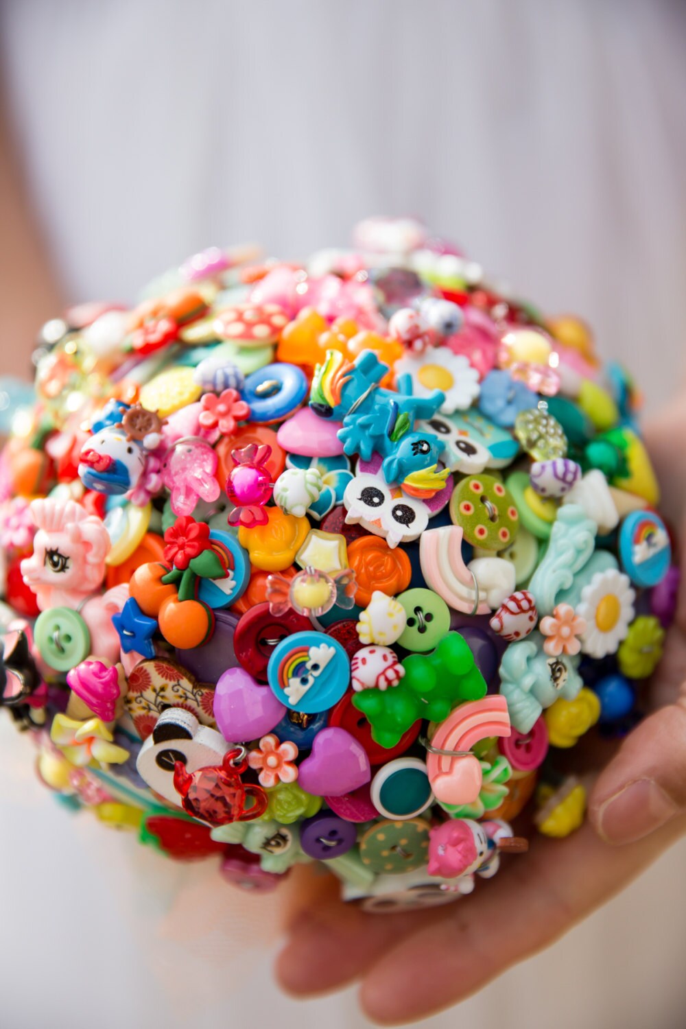 Harajuku Japanese Inspired Button Bouquet - Etsy