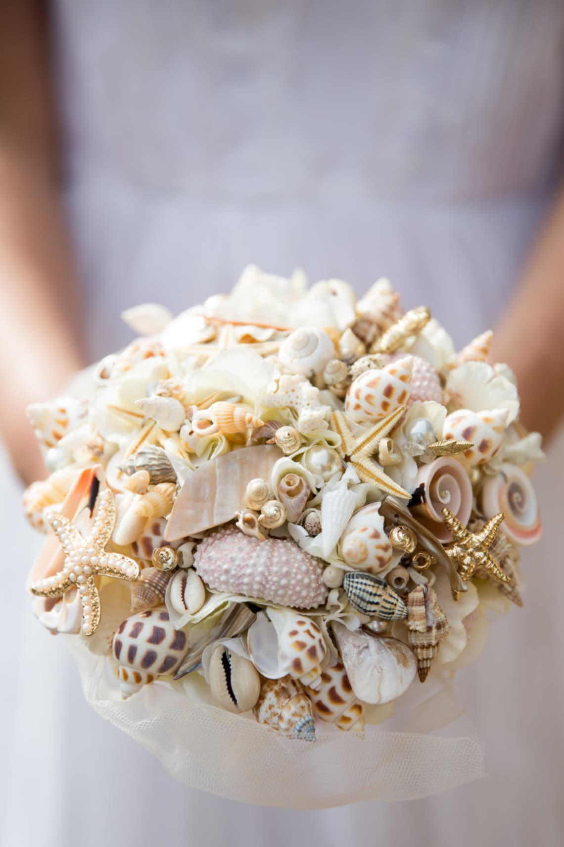Beach Inspired Shell Bouquet - Etsy