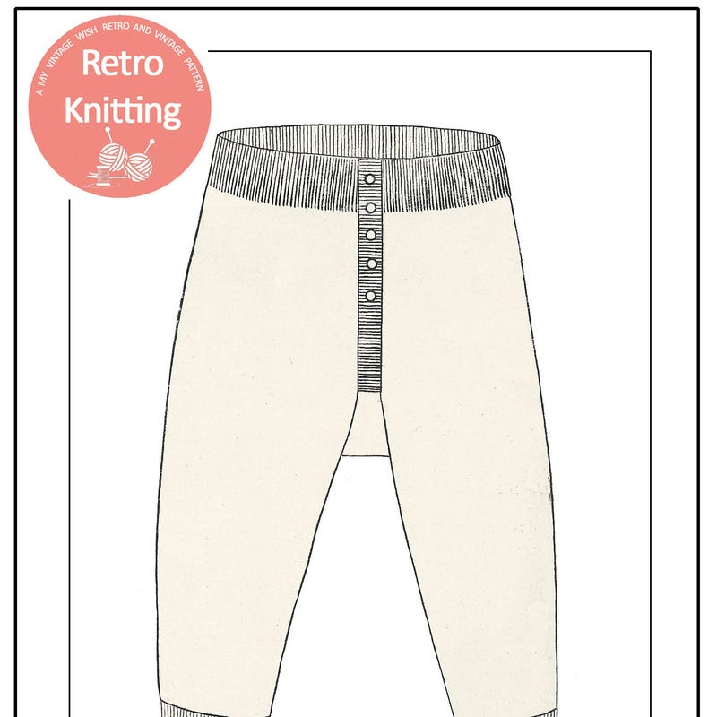 Long Johns Pattern - Etsy