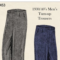 Men's Worker Trousers, PDF Sewing Pattern, XS2 - XL3 - Etsy