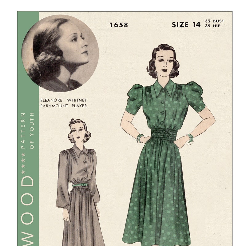 30s Dress Pattern - Etsy