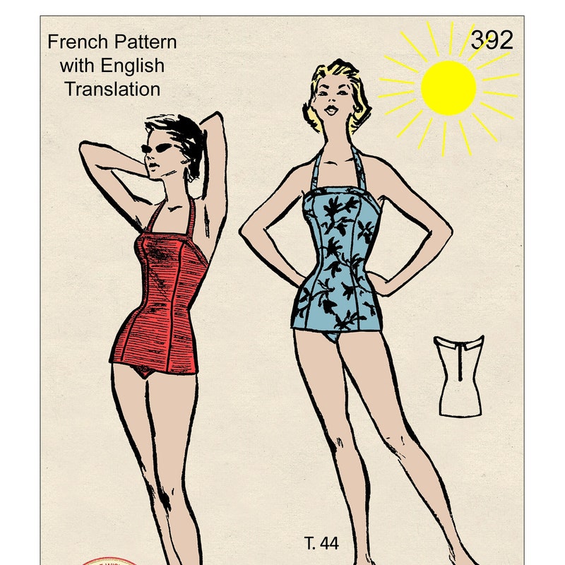 Swimsuit Pattern - Etsy