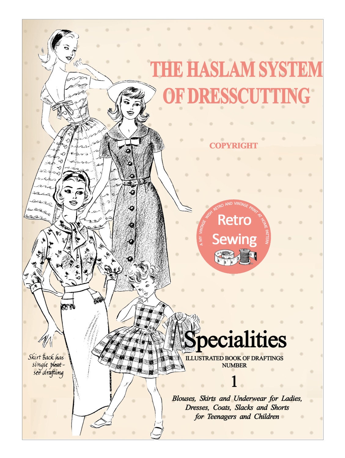 The Haslam System of Dresscutting Specialities No.1 PDF - Etsy UK