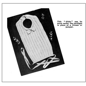 1940s Cardigan Suit and Dickie PDF Knitting Pattern - Etsy