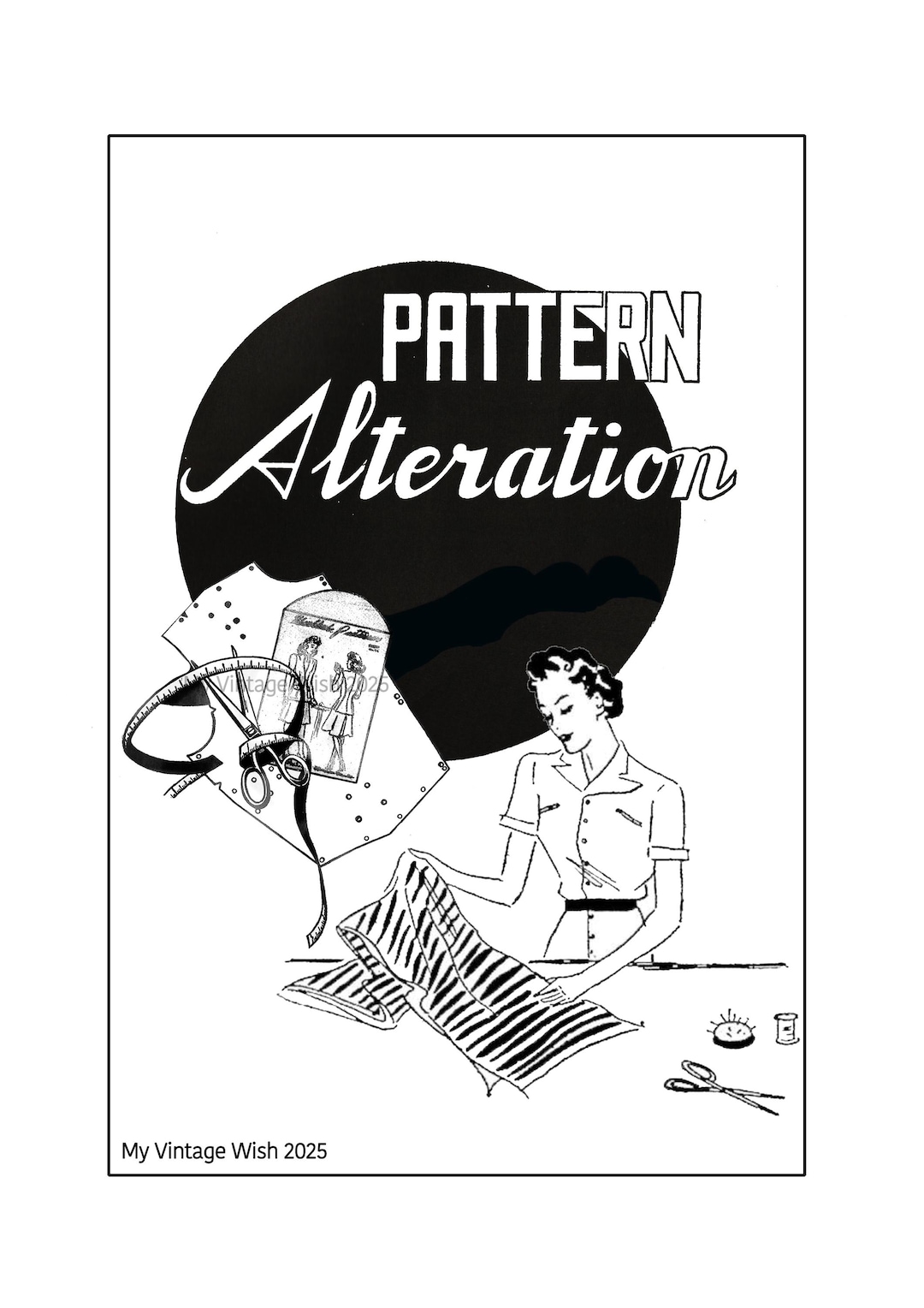 Vintage & Modern Sewing Pattern Alteration Guide – PDF Instant Download ...