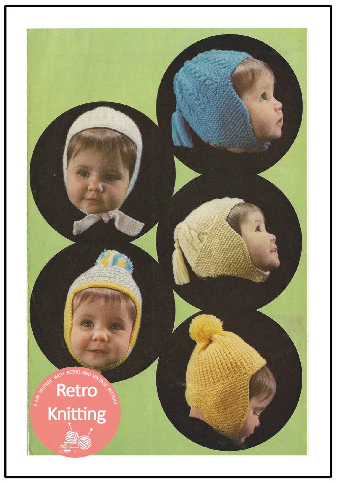 Baby Winter Hats Knitting Pattern PDF Knitting Pattern | Etsy