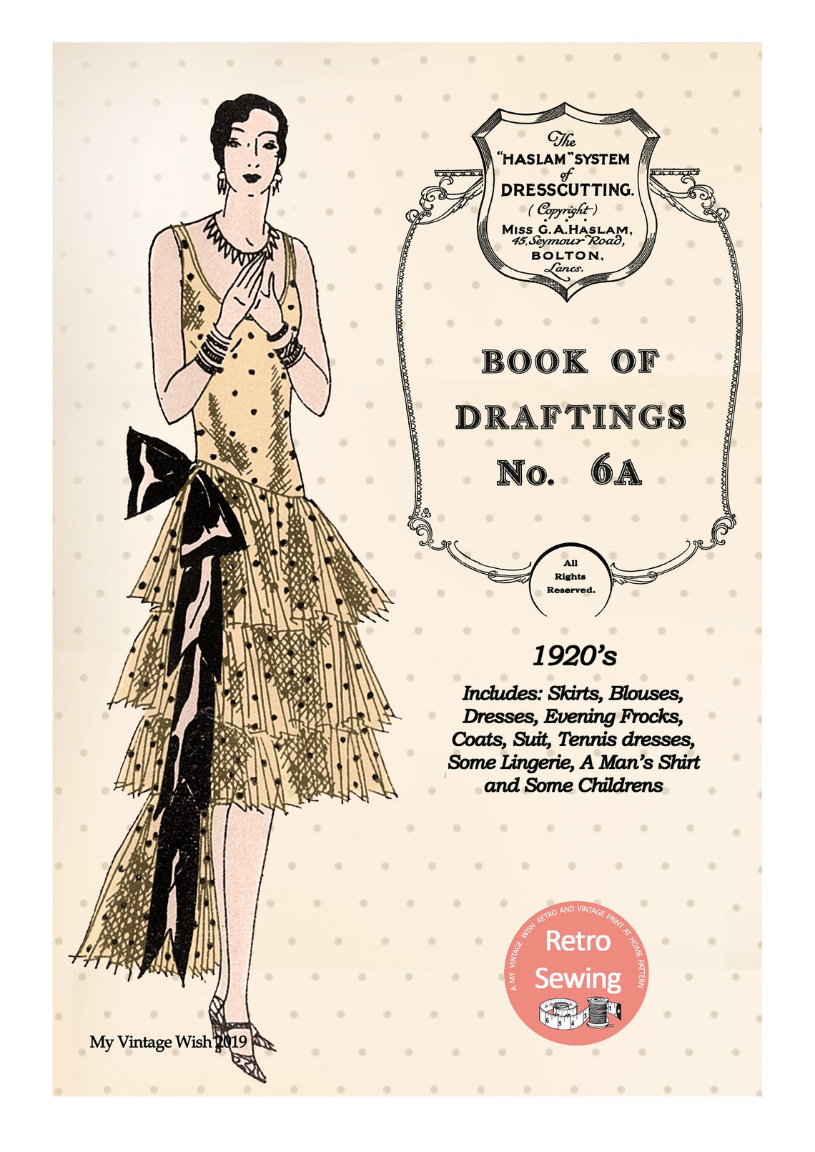The Haslam System of Dressmaking No. 6a 1920's PDF - Etsy