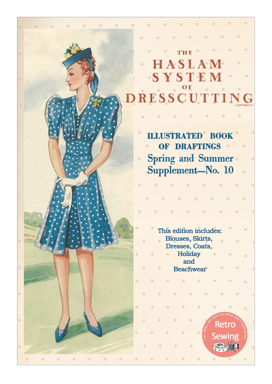 The Haslam System of Dresscutting Spring & Summer Suppliment No. 10 - Etsy