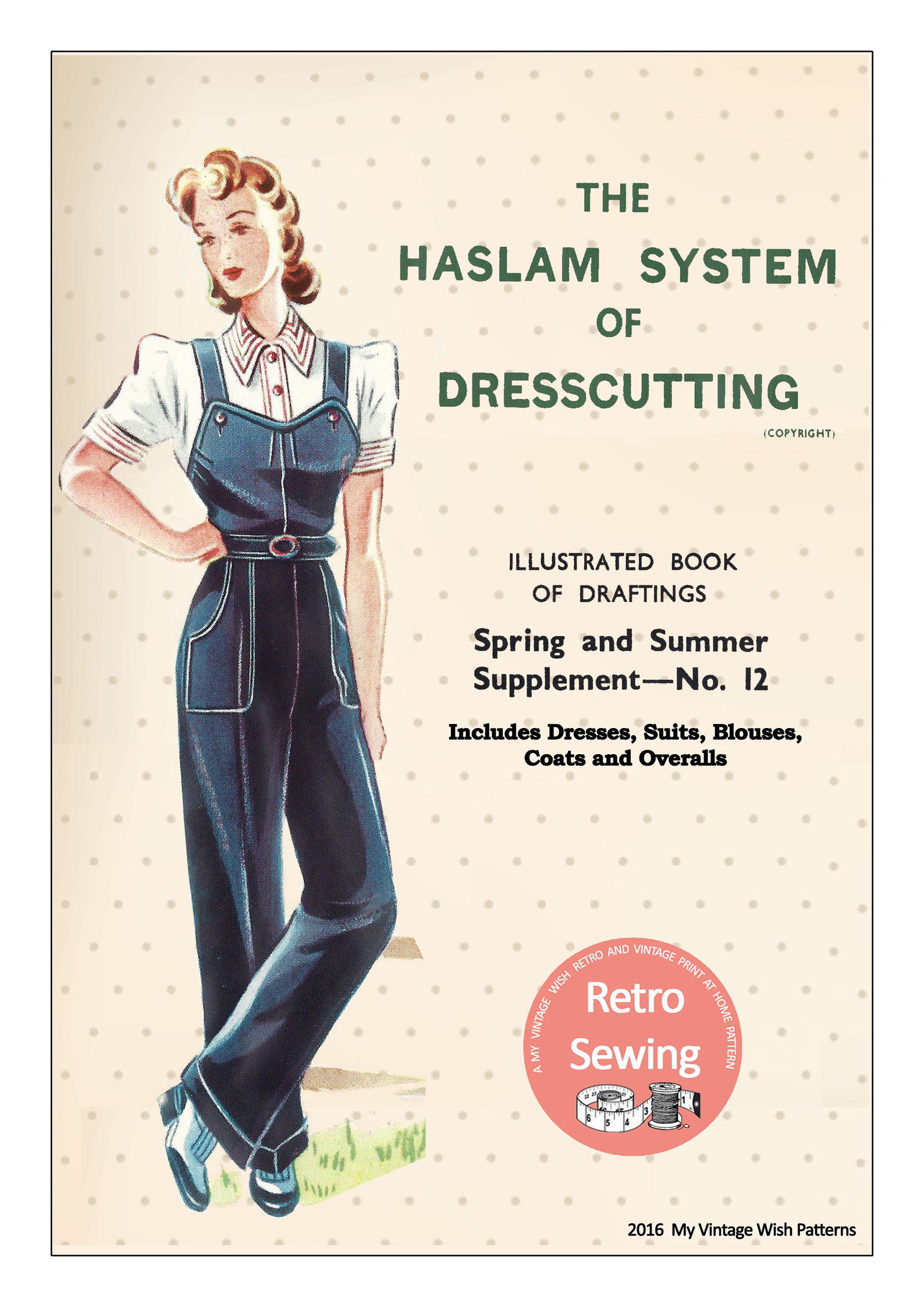 The Haslam System of Dresscutting No. 12 1940's PDF | Etsy