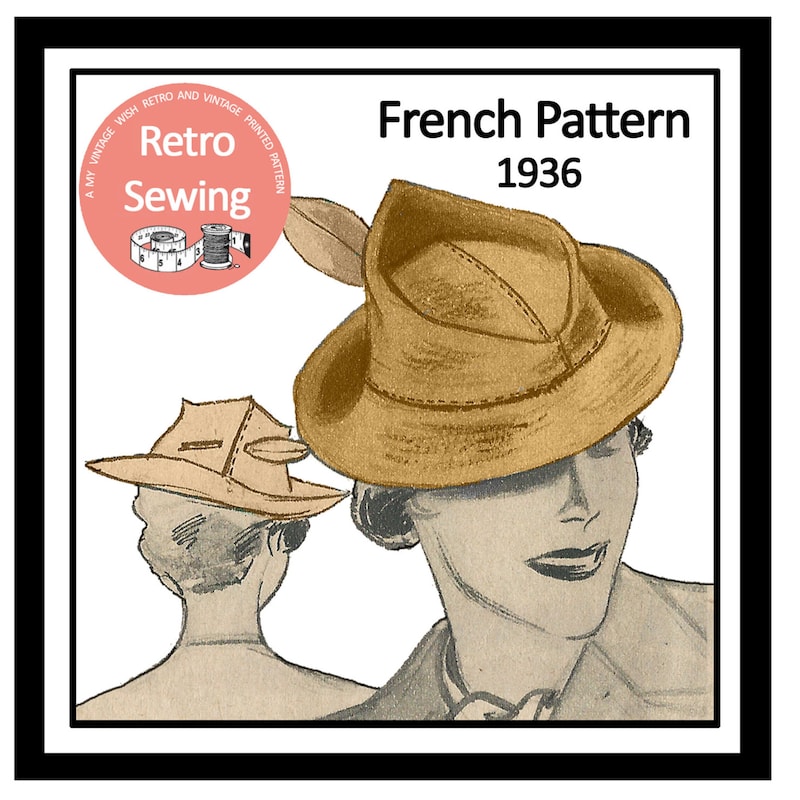 Pdf Hat Pattern - Etsy