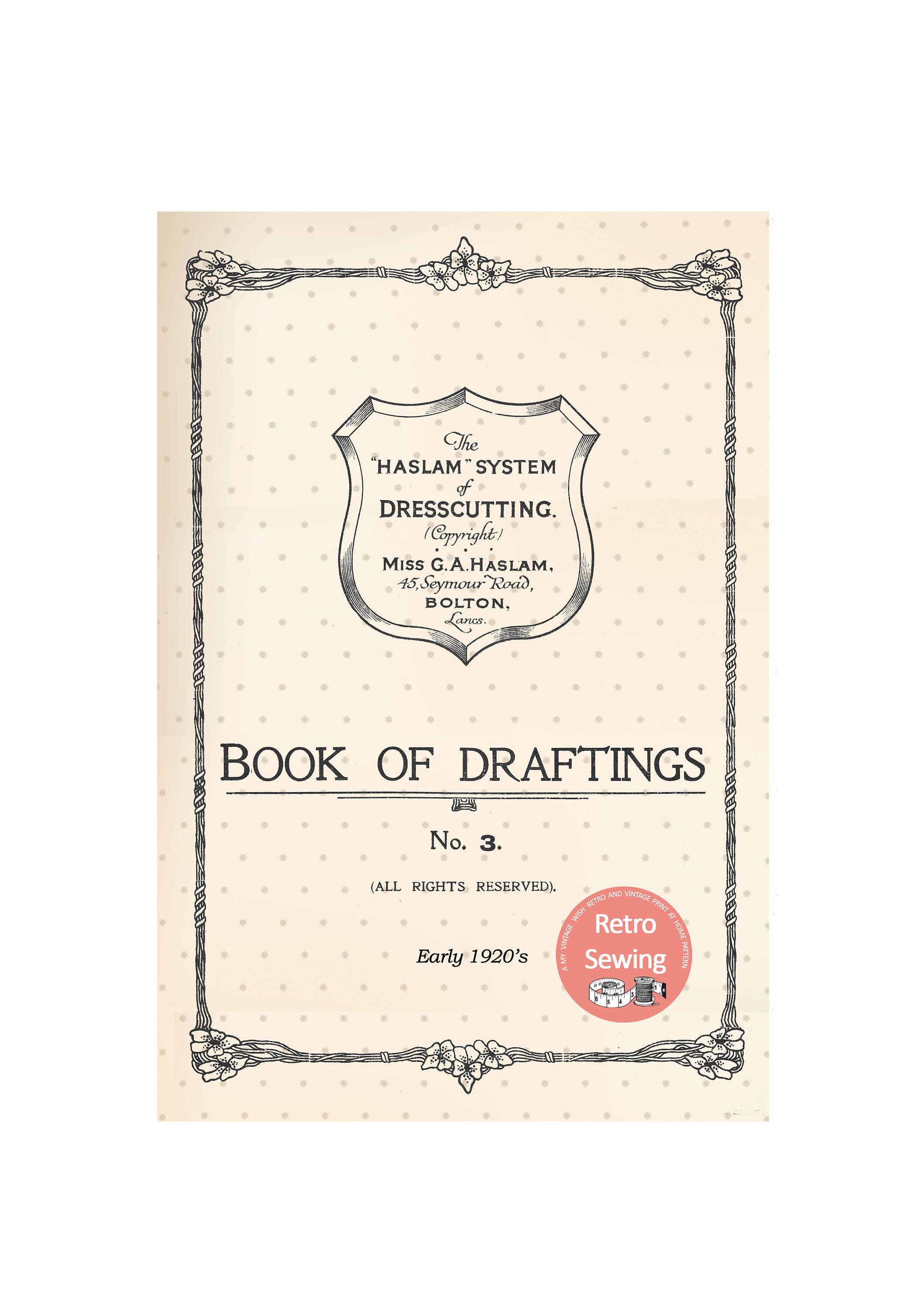The Haslam System of Dresscutting No. 3 1920's PDF Instant | Etsy