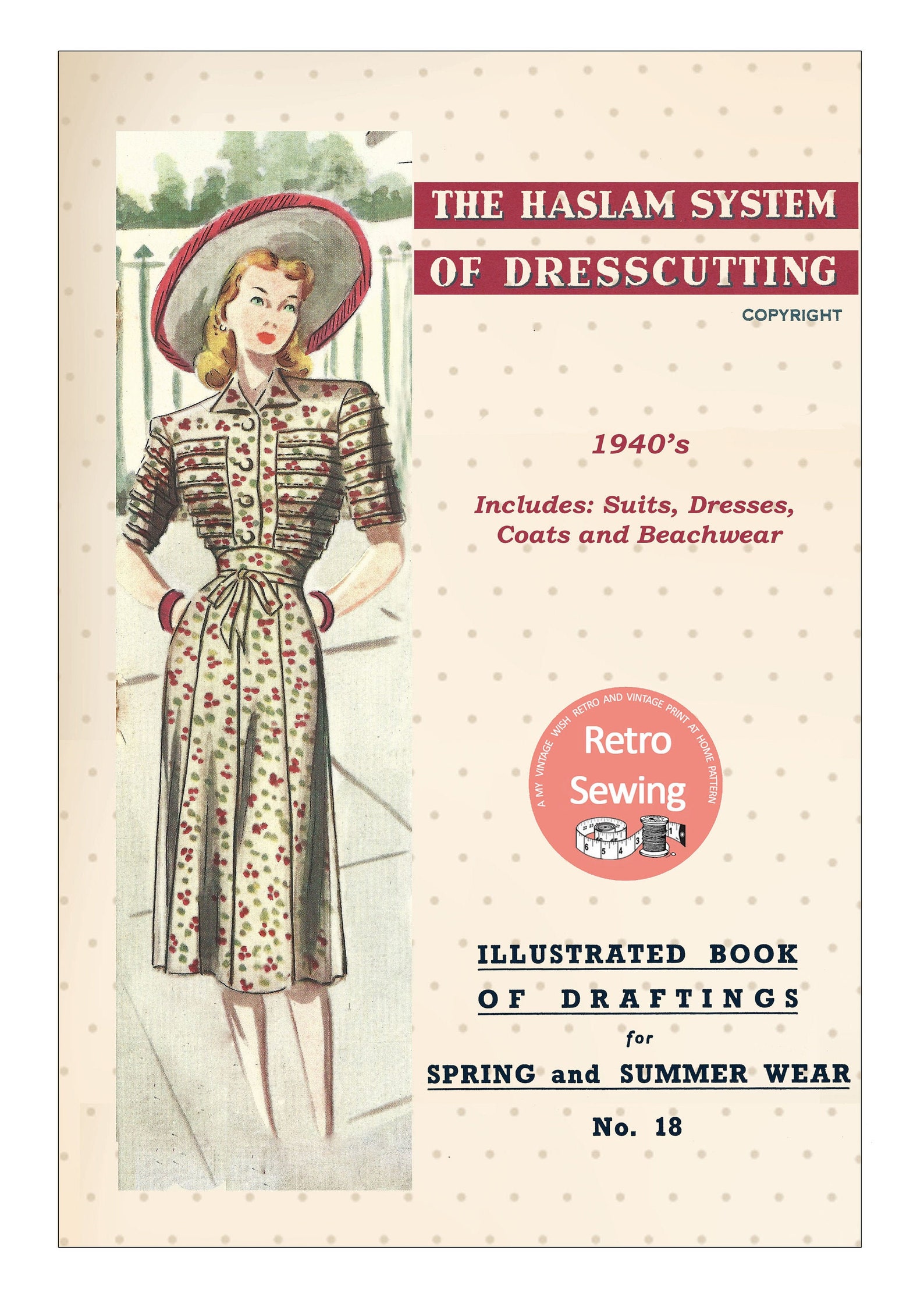 The Haslam System of Dressmaking No. 18 1940s PDF Design - Etsy