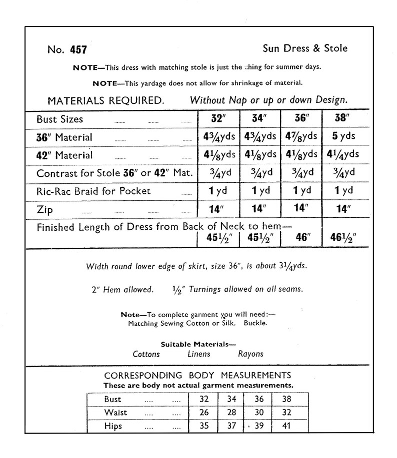 1940's Halter Dress and Stole PDF Sewing Pattern 38 Bust - Etsy