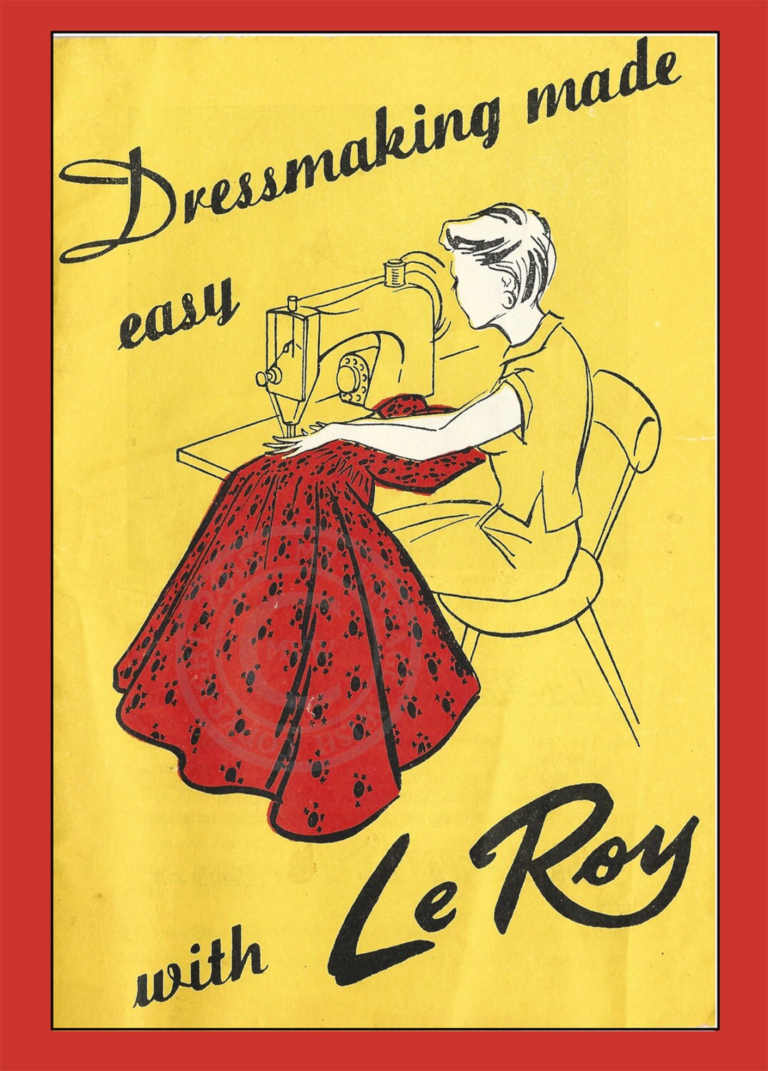 1950's Le Roy Sewing Booklet Dressmaking Booklet PDF - Etsy