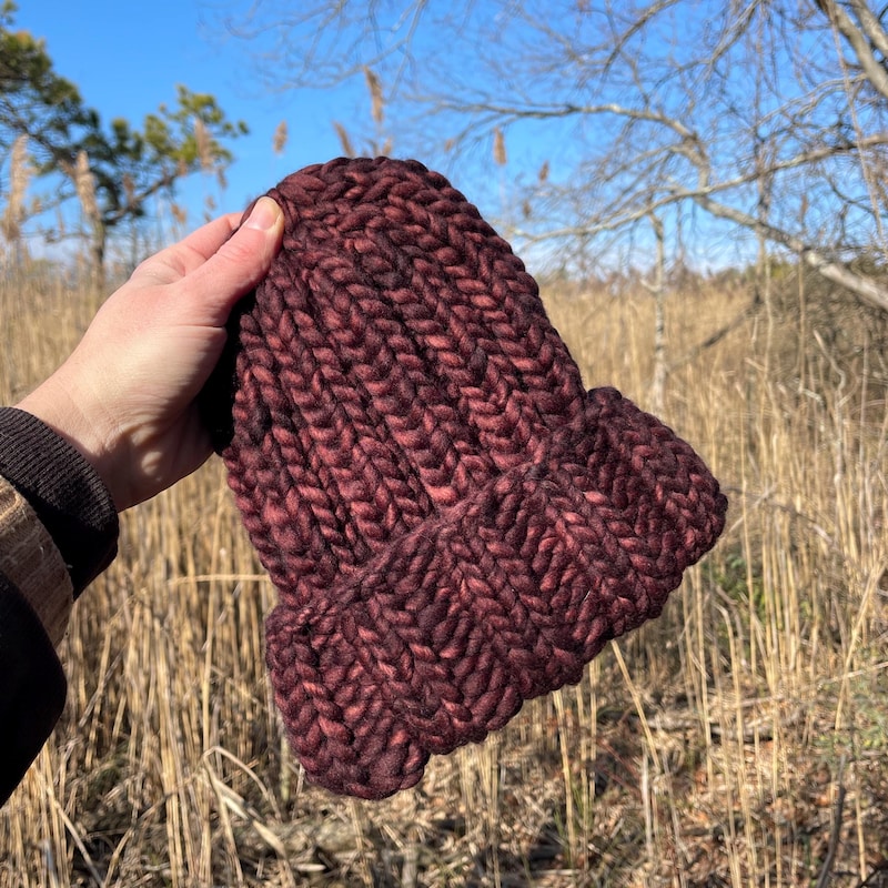 Chocolate Wool Beanie - Etsy