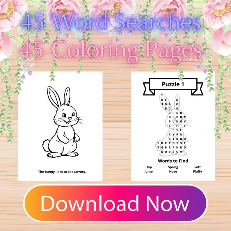 Easter Word Search Coloring Book Pages Shapes Easter Classroom ...