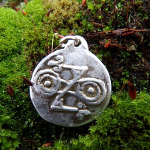 Scottish Pictish Double-disk Z-rod Sterling Silver Pendant - Etsy UK
