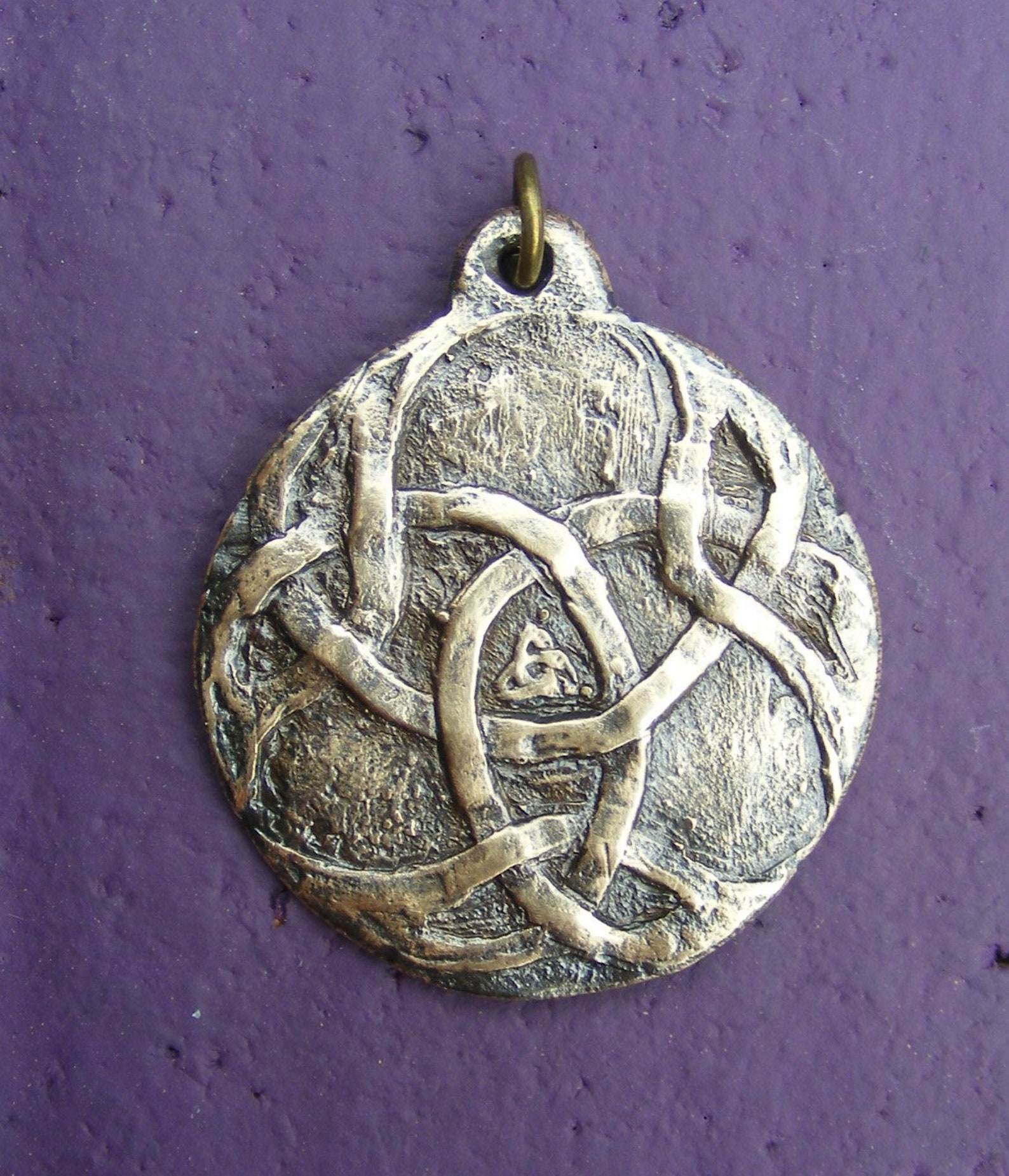 Celtic Irish Shield of Lugh Bronze Pendant | Etsy