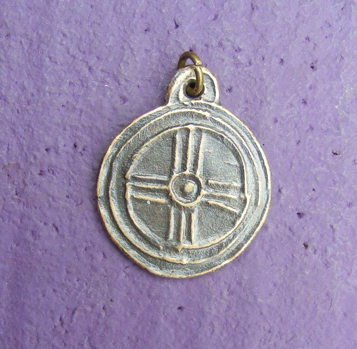 Celtic Sun Cross Wheel of Life Bronze Pendant - Etsy UK