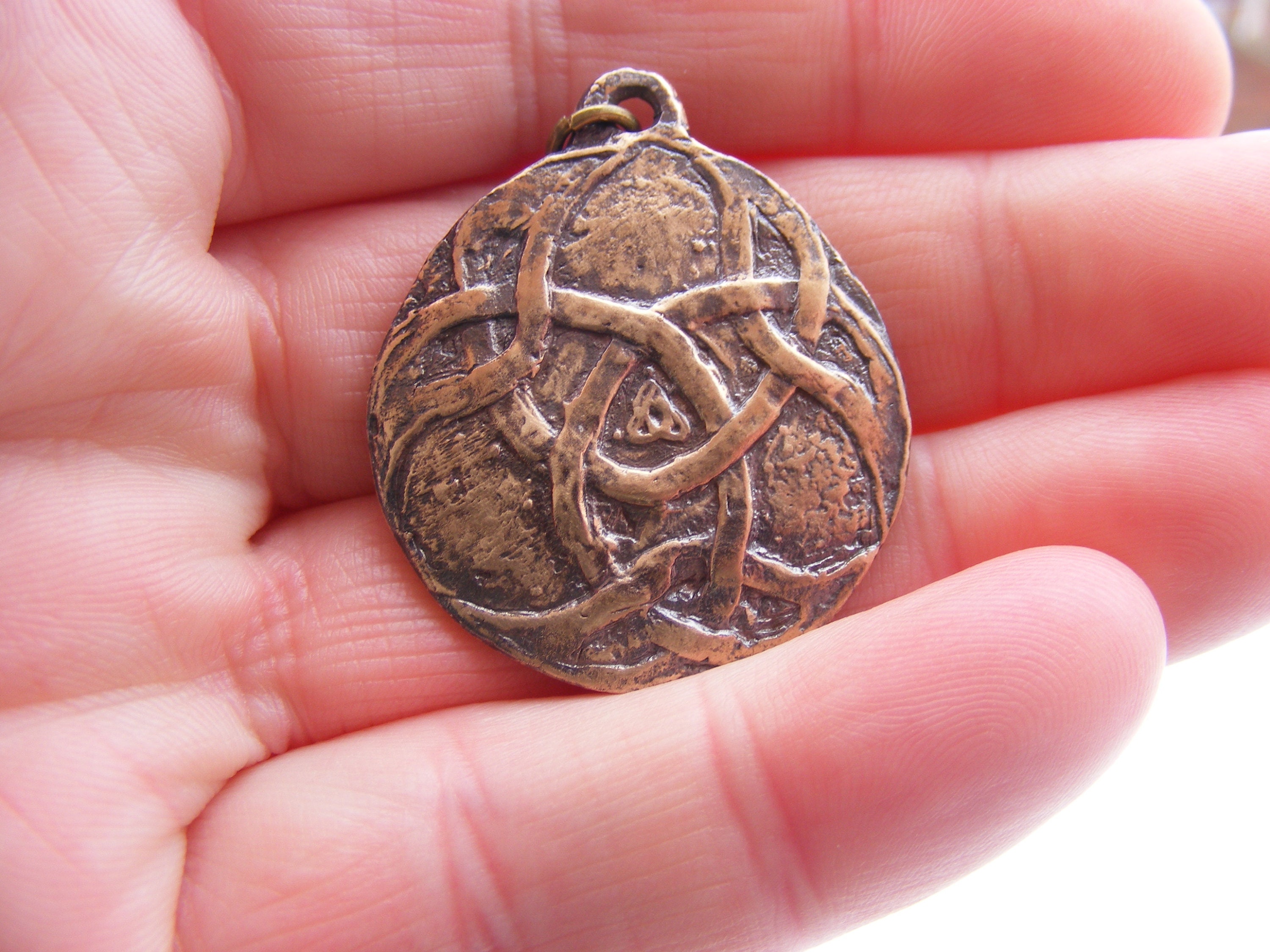 Celtic Irish Shield of Lugh Bronze Pendant | Etsy