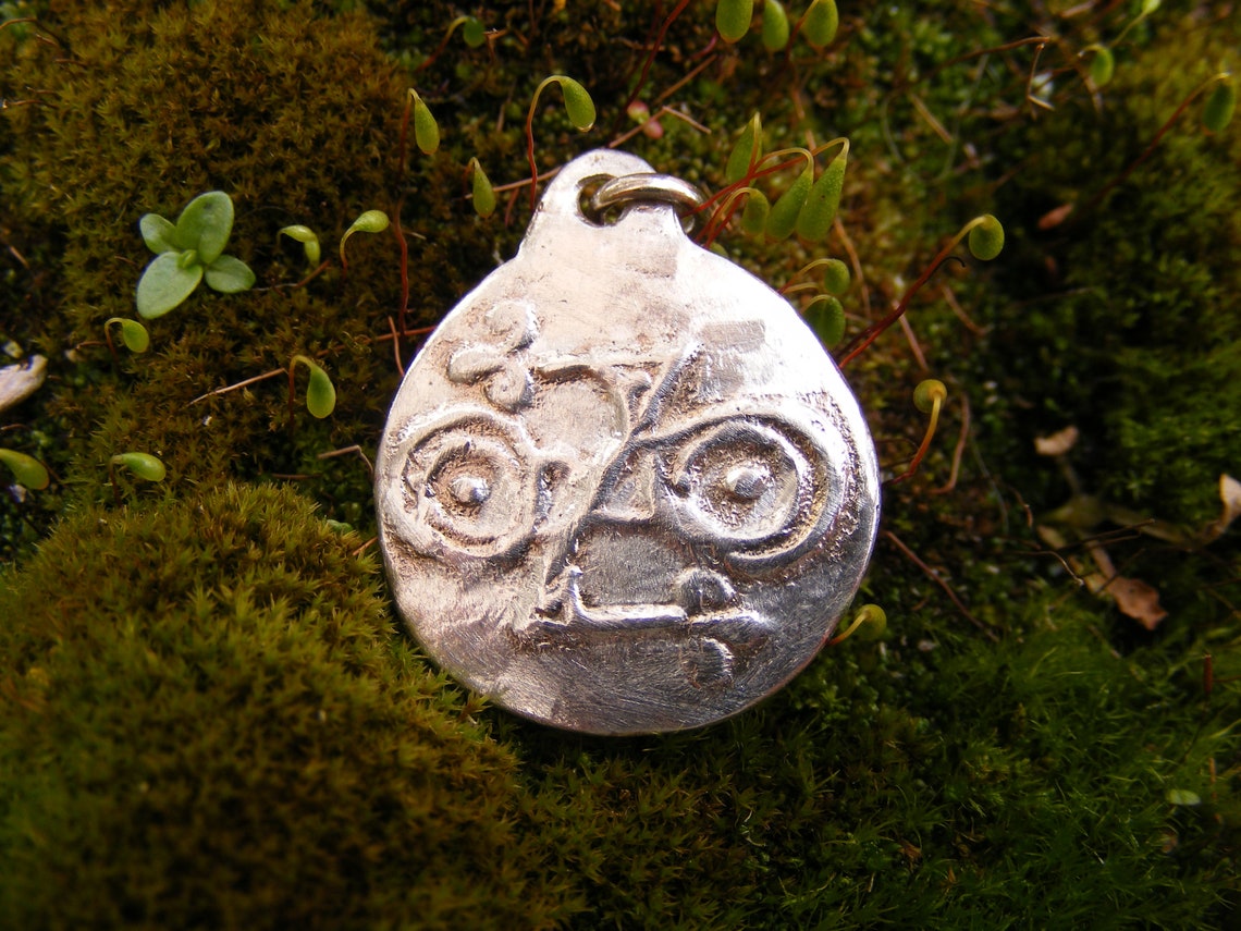 Scottish Pictish Double-disk Z-rod Sterling Silver Pendant - Etsy UK