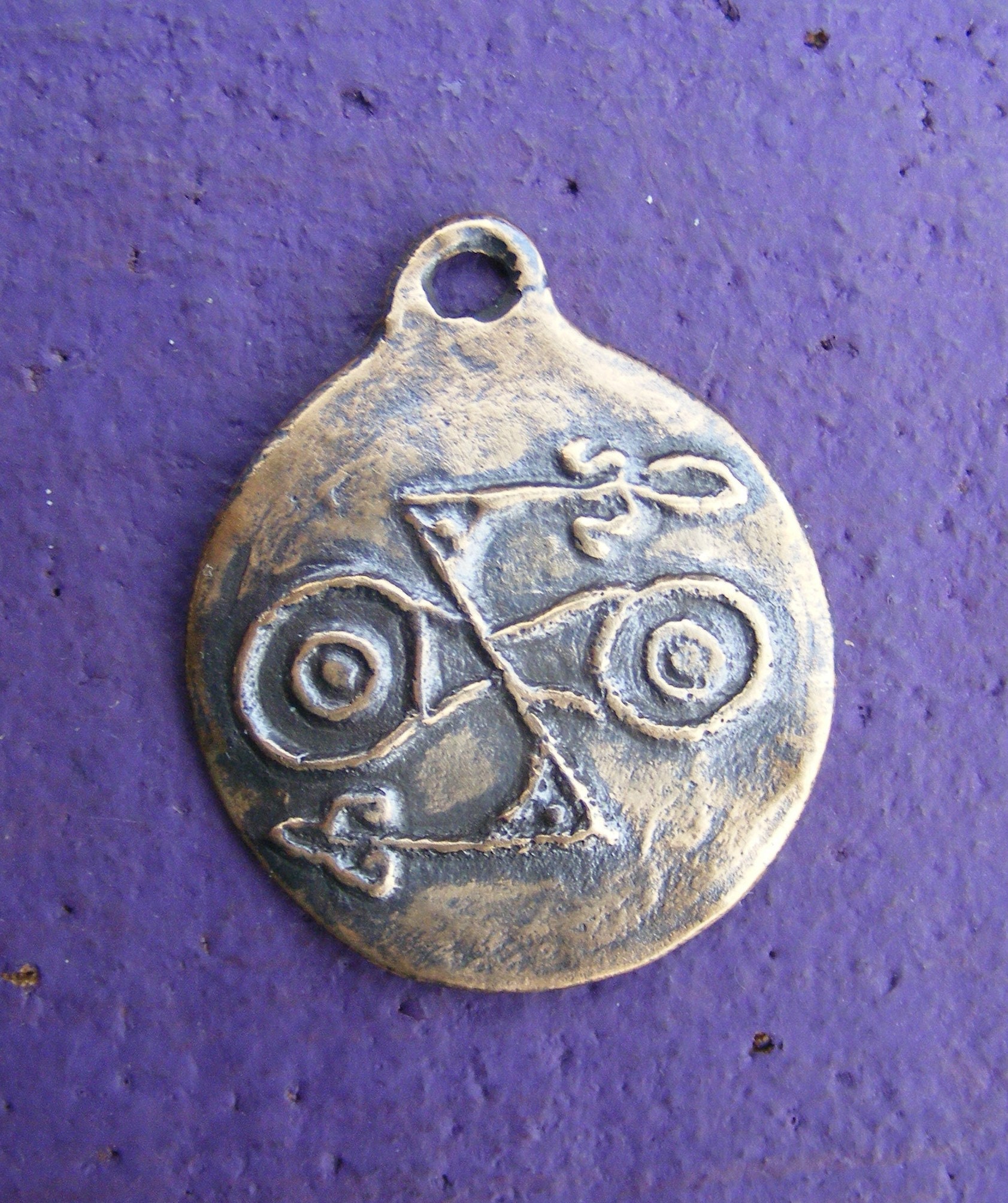 Scottish Pictish Double-disk Z-Rod Bronze Pendant | Etsy