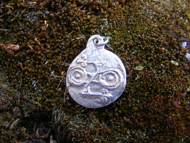 Scottish Pictish Double-disk Z-rod Sterling Silver Pendant | Etsy