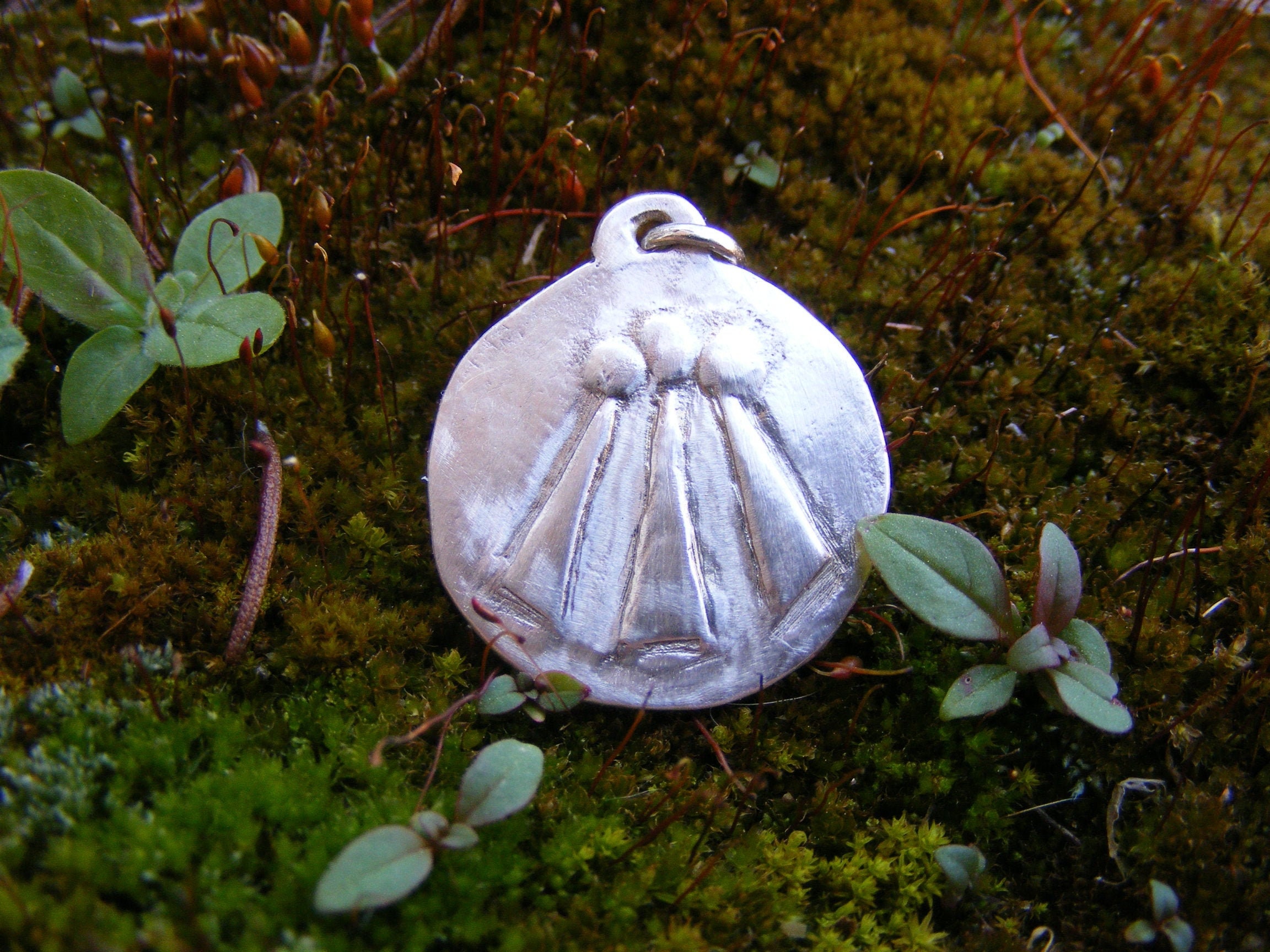 Druid Awen Sterling Silver Pendant | Etsy