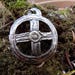 Celtic Sun Cross Wheel of the Year Bronze Pendant - Etsy