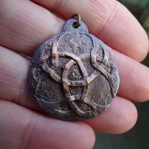 Celtic Irish Shield of Lugh Bronze Pendant - Etsy UK