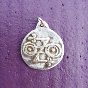 Scottish Pictish Double-disk Z-rod Sterling Silver Pendant - Etsy UK