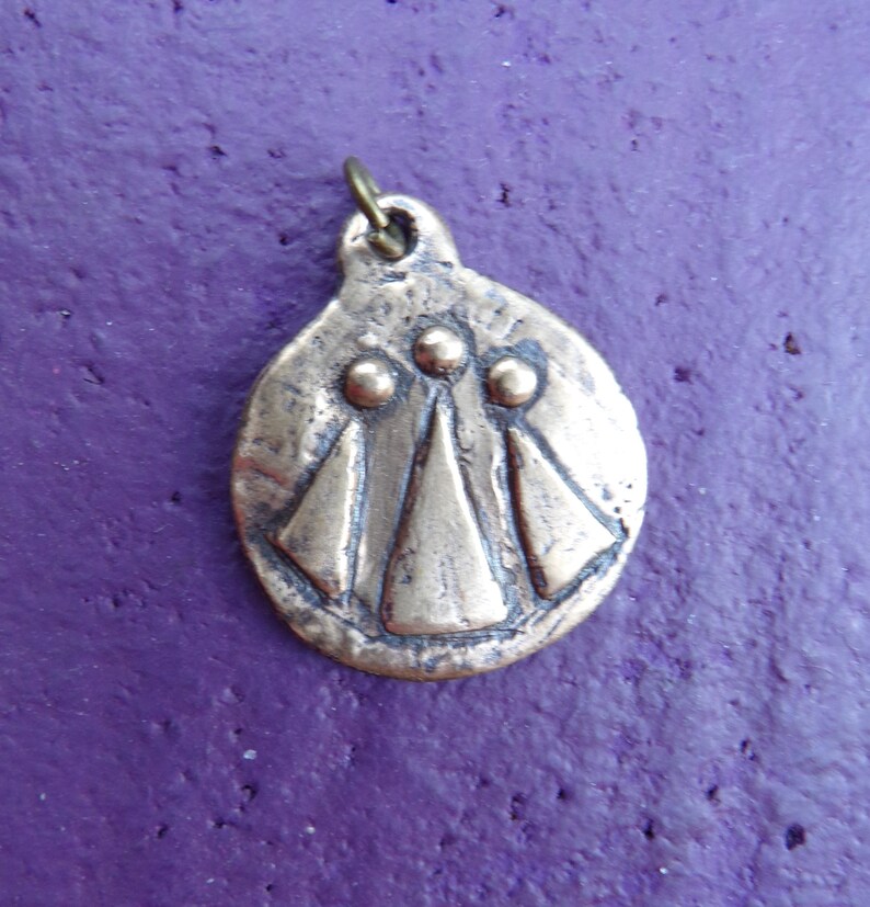 Druid Awen Bronze Pendant - Etsy