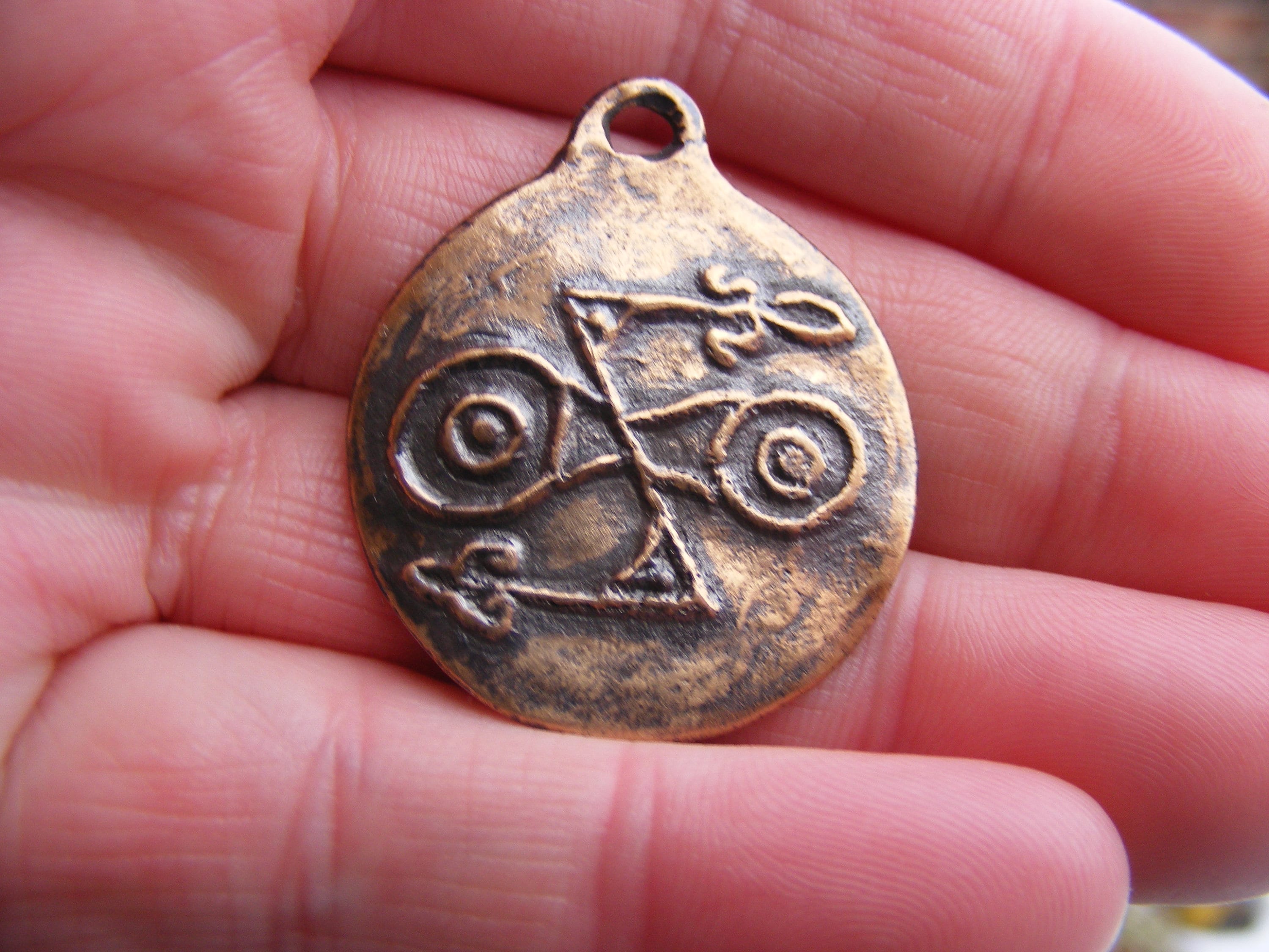 Scottish Pictish Double-disk Z-Rod Bronze Pendant | Etsy