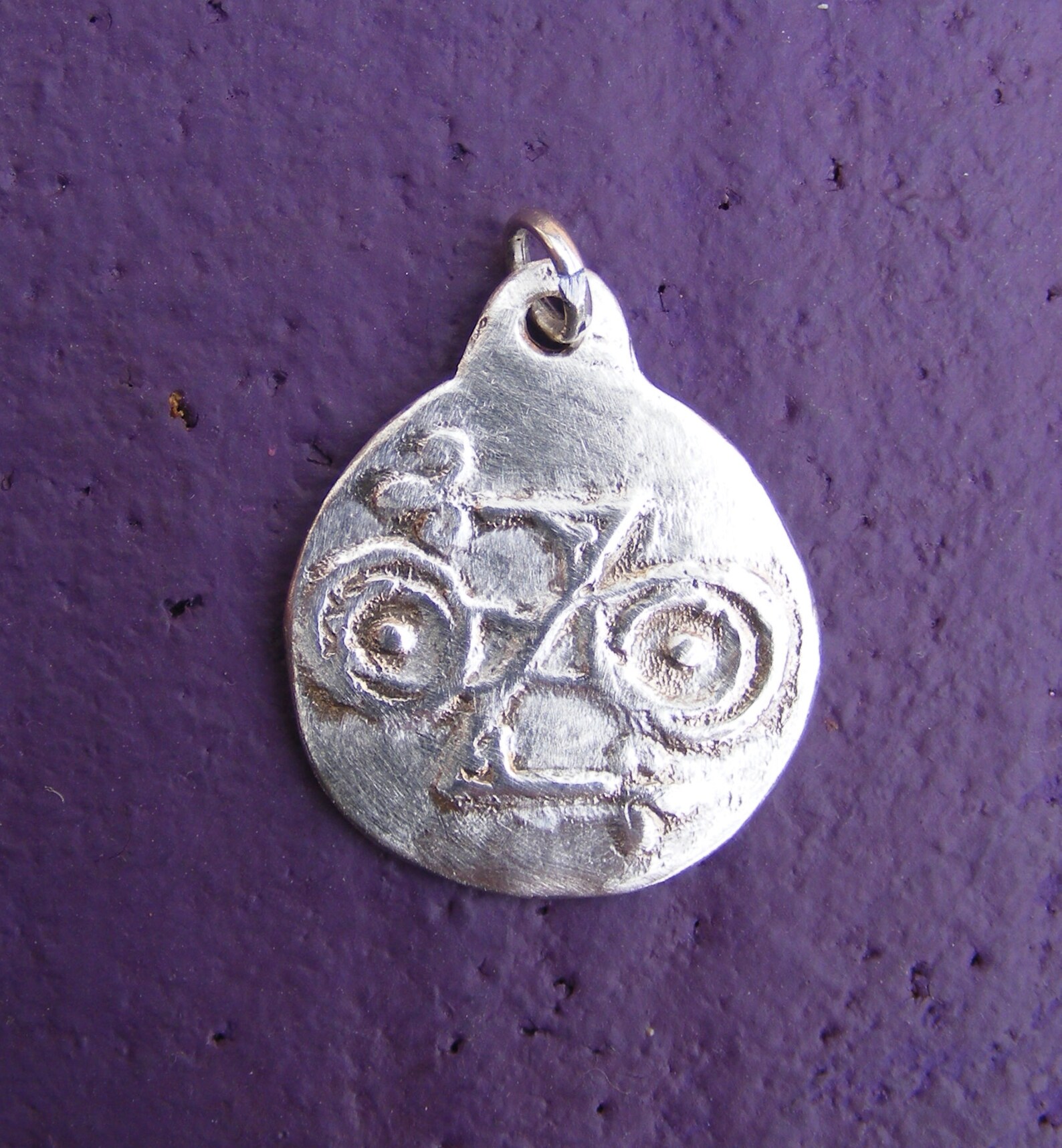 Scottish Pictish Double-disk Z-rod Sterling Silver Pendant - Etsy UK