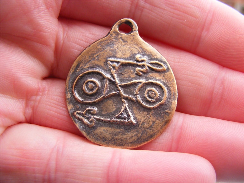 Scottish Pictish Double-disk Z-Rod Bronze Pendant | Etsy