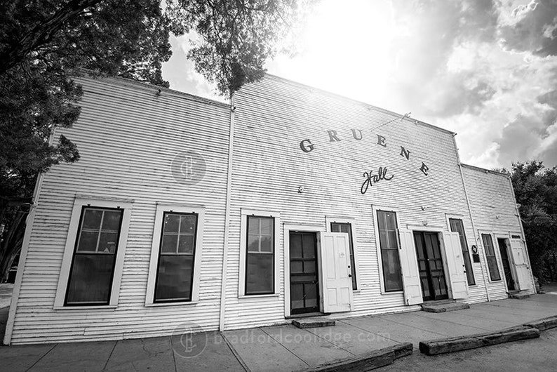 Gruene Hall matte Print - Etsy
