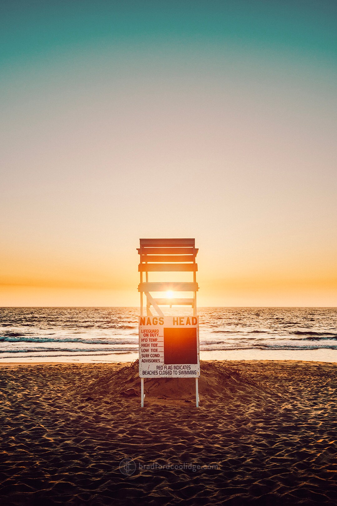Outer Banks North Carolina - Nags Head Lifeguard Chair - Etsy