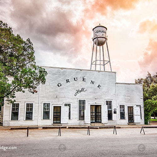 Gruene Hall b&w Matte Print - Etsy