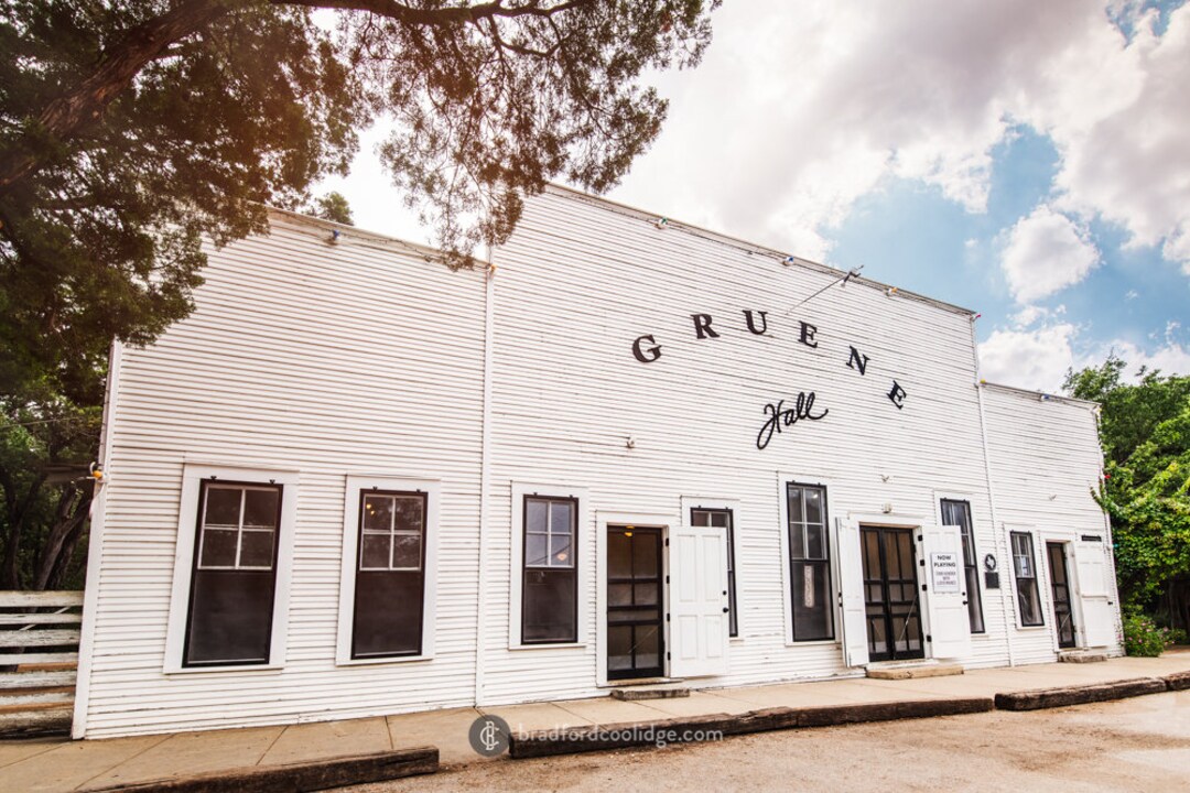 Gruene Hall color Matte Print - Etsy