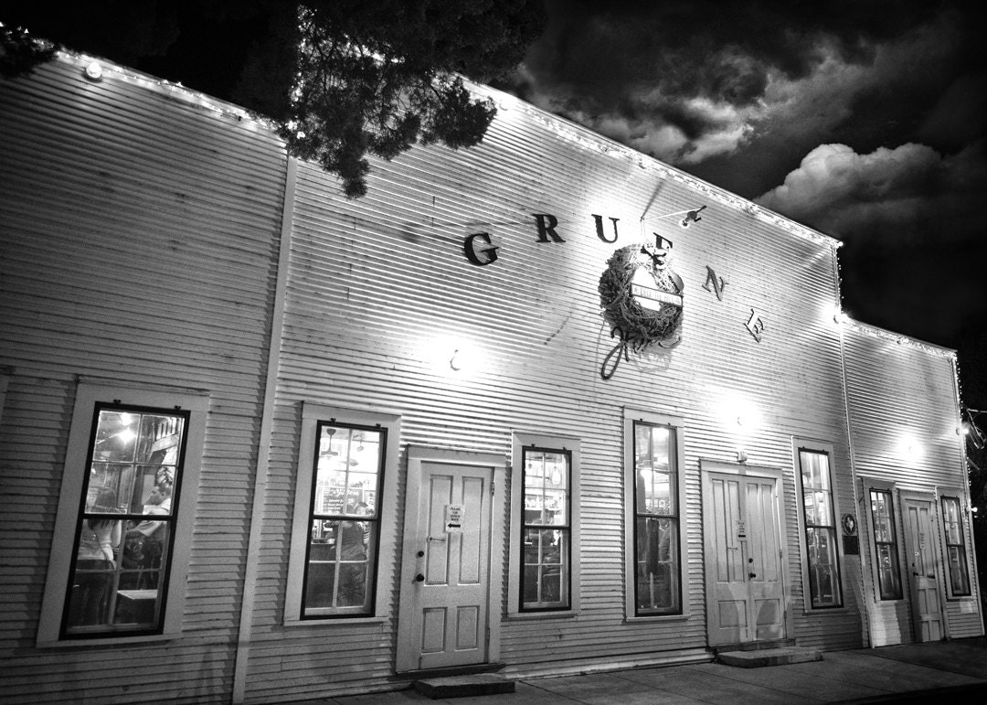 Gruene Hall in Gruene, Texas (black & White Matte Print) - Etsy