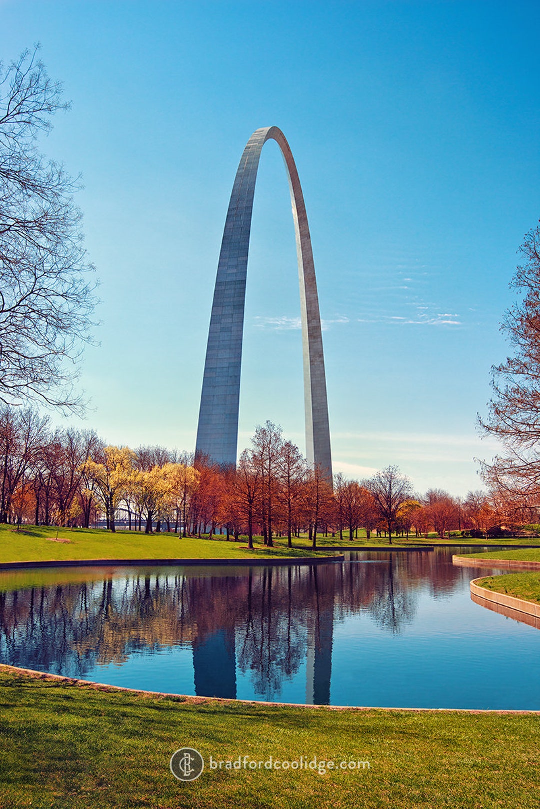 The St. Louis Arch (color Matte Print) - Etsy