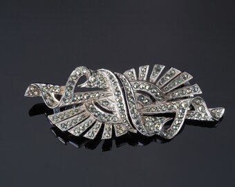 Marcasite Dress Clip | Etsy