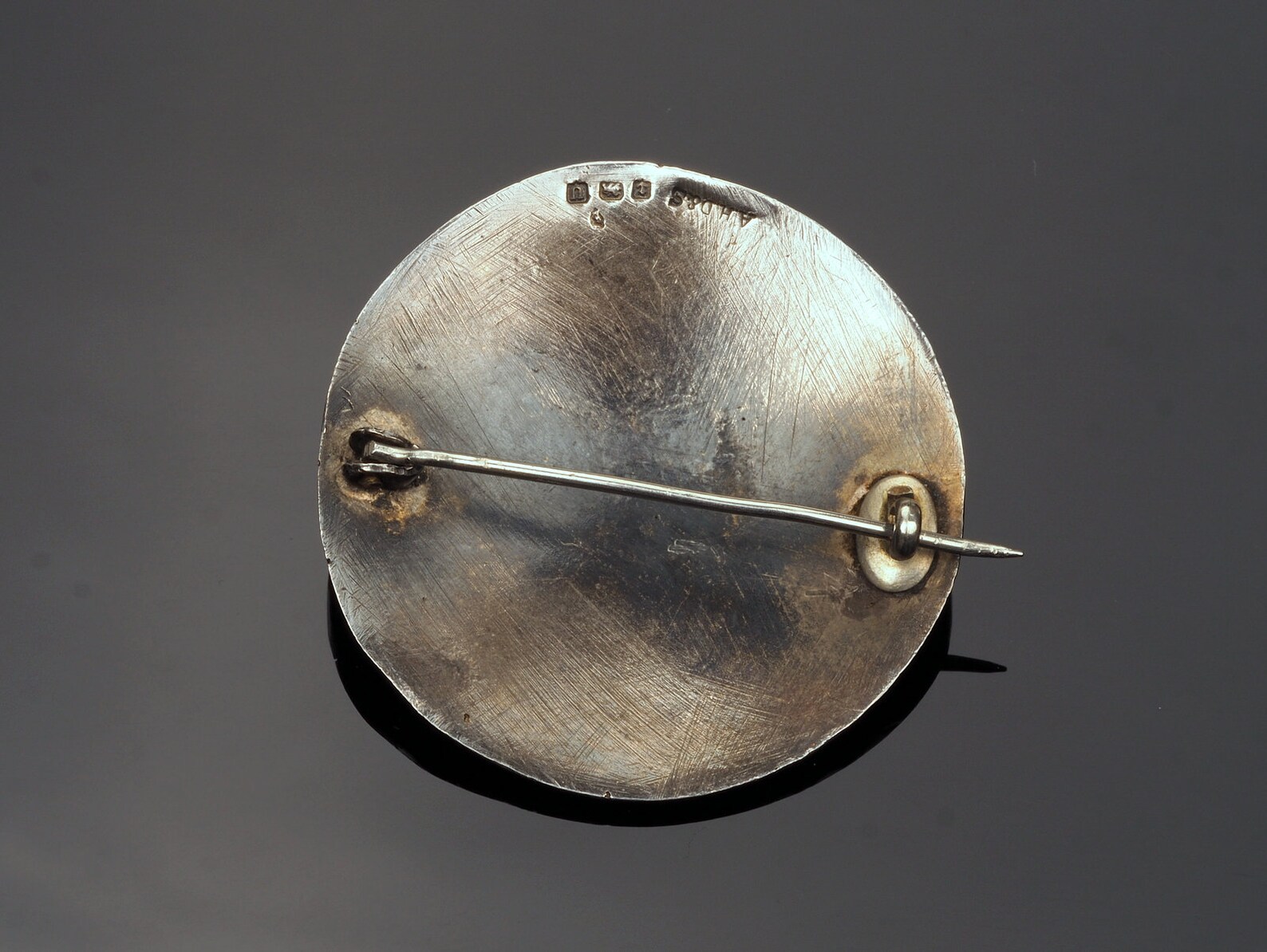 Scottish Enamel Pin Silver Celtic Pin Brooch Indigo Brooch - Etsy