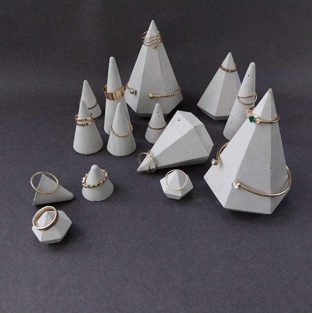 Ring Display, Jewellery Diamond Cone Stands, Photography Props, Retail ...