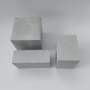 Large Concrete Cube Rectangle Photography Retail Props, Geometric ...