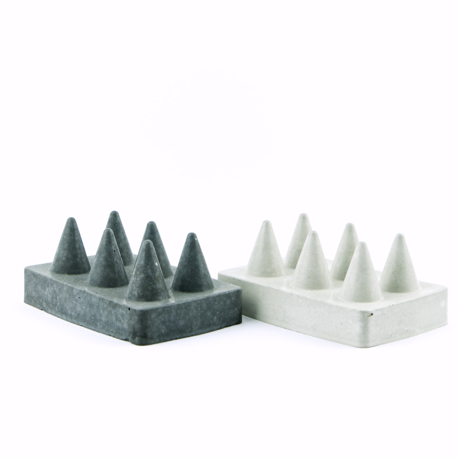 Concrete Cone Ring Display Block 'spike' Modern Home - Etsy