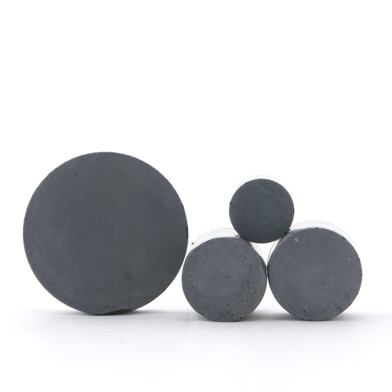 Set of 4 Concrete Cylinder Photo Props Geometric Jewellery - Etsy